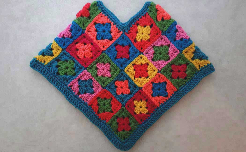 Granny Square Poncho for Toddlers (part two) - Create and Crochet