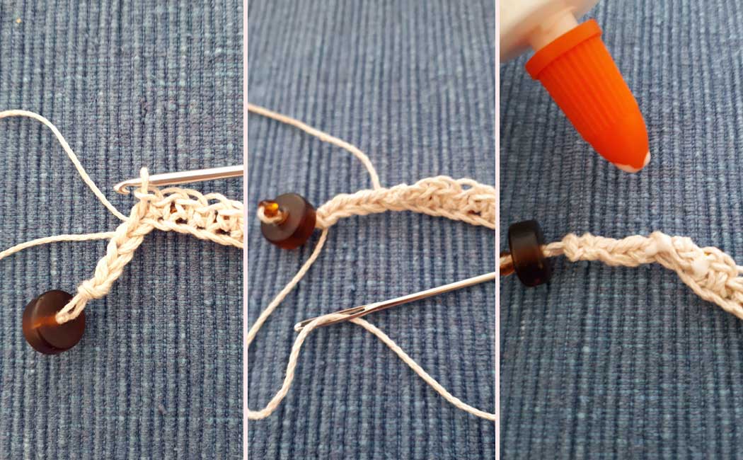 Crocheted and Beaded Bracelet - Create ♥ Nurture ♥ Heal ♥